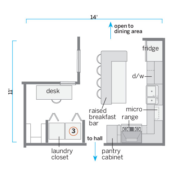 Small L Shaped Kitchen With Island Floor Plans | Dandk Organizer