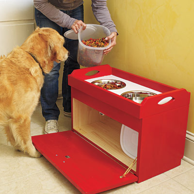 Dog Food Serving Station | 37 Easy Ways to Add Storage to Every Room ...