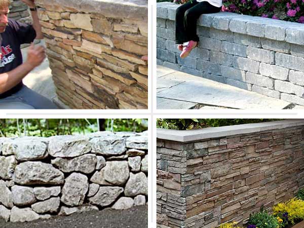 Types Of Stone Walls Outside